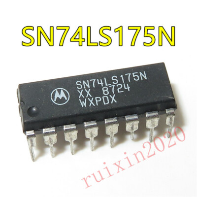 SN74LS175N HEX/QUADRUPLE D-TYPE FLIP-FLOPS WITH CLEAR 74LS175 IC (1 pcs ...
