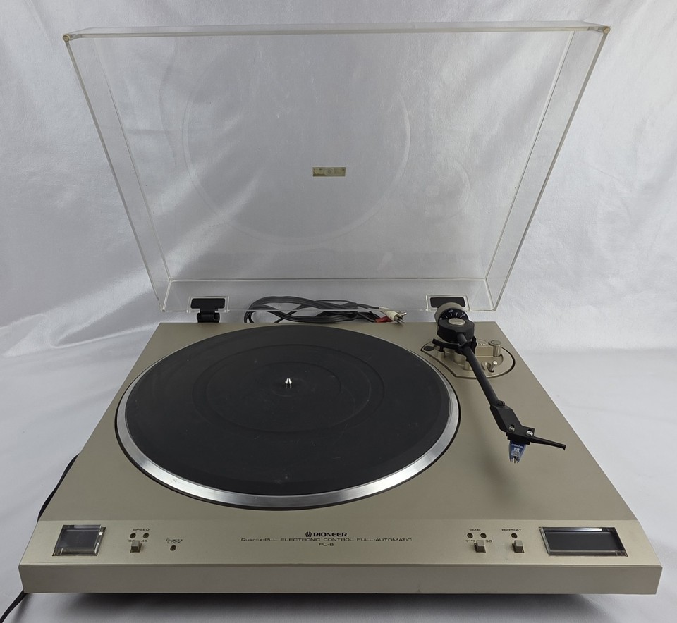 Pioneer PL-8 Turntable Quartz-PLL Direct Drive Full Automatic Record ...