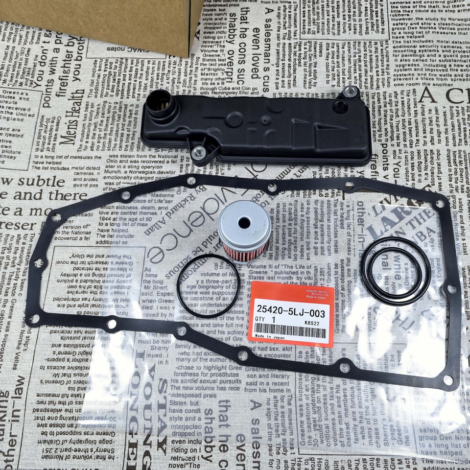 OEM 25420-5LJ-003 Transmission Oil Pan Gasket Filter Kit For Honda ...