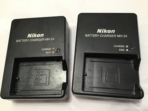 Original Nikon battery charger MH-24, lot of 2 | eBay