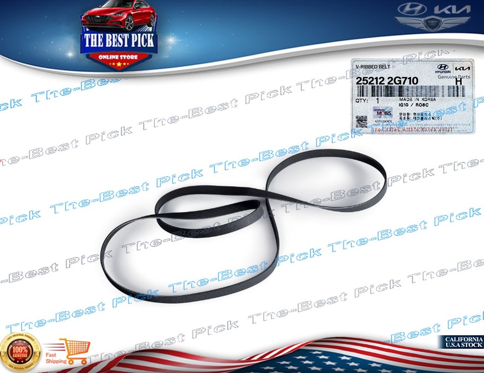 ⭐GENUINE⭐ OEM Serpentine belt For 2011-2014 Hyundai Sonata Tucson ...