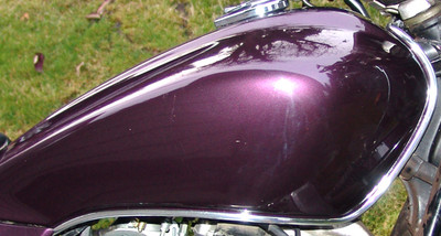 HONDA NIGHTHAWK FUEL/GAS TANK CHROME TRIM MOULDING CB650SC 250 CB550SC ...
