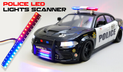 1/10 RC LED Scanner LIGHT BAR Knight Rider Effect Light Bar RED-BLUE | eBay