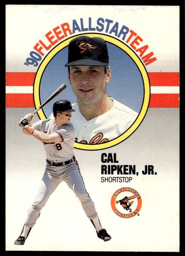1990 Fleer Cal Ripken, Jr. Baseball Card Baltimore Orioles #8 | eBay
