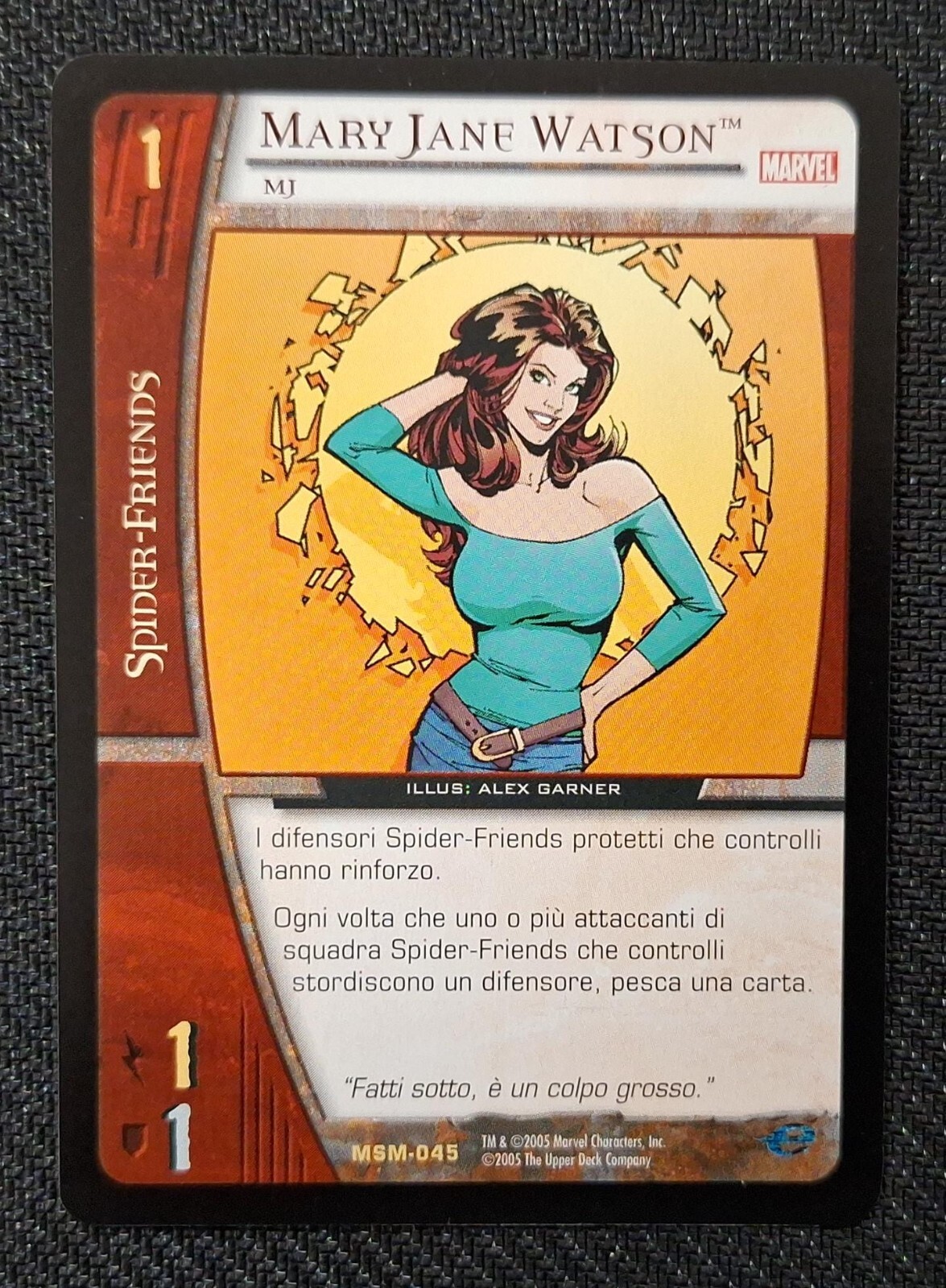 VS System TCG - Mary Jane Watson /MJ - MSM-045 ITA | eBay