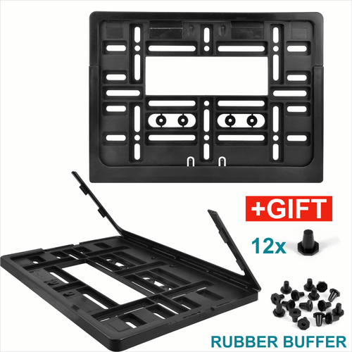 Universal Square Number Plate Holder Surround CAR Truck 4x4 trailer ...