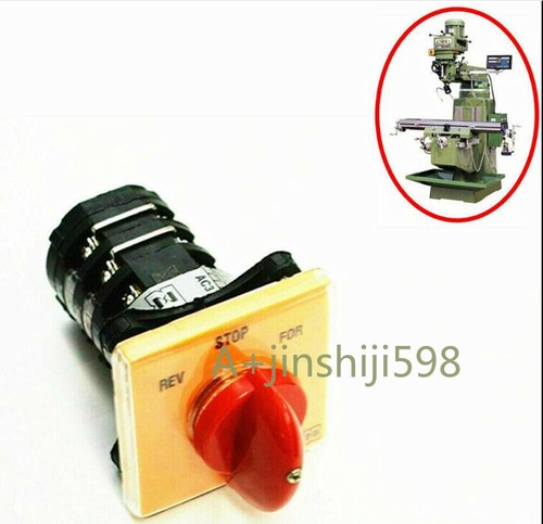 CNC BRIDGEPORT Milling Machine Part Forward Reverse 3 Phase Motor Mill ...