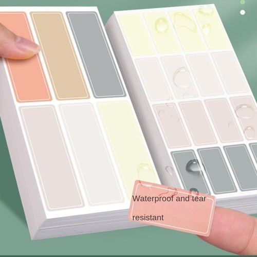 Self Adhesive Name Stickers Colorful Filing Envelops Tags Name Label | eBay