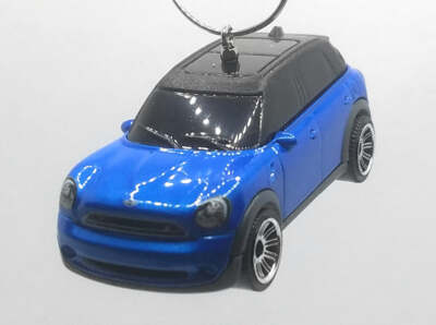 Christmas Ornament for 2011 Mini Countryman Blue/Black Roof | eBay