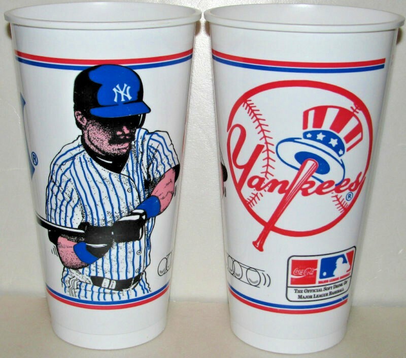 VINTAGE NY Yankees Baseball Sports Cups Lot 2 RARE | eBay
