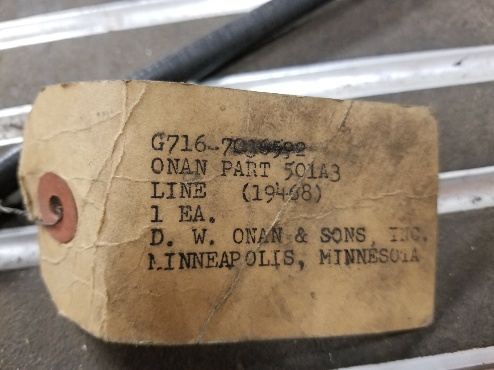 Oil Filter Line 134F over head valve Small lines Fit M38A1 M170 CJ3B ...