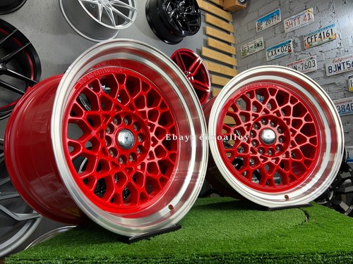 18 " 5x114.3 59° North Wheels D-008 Rouge 9.5J ET22+11J ET8 Profond ...