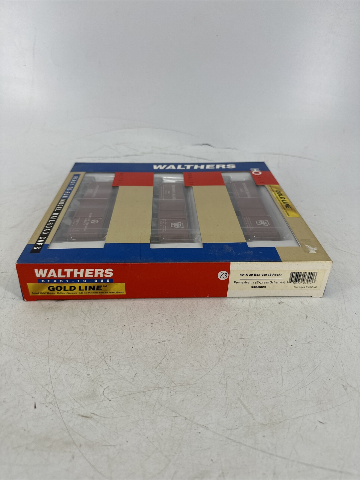 Walthers 932-9023 Gold Line 3 PACK 40' X-29 Box Car Pennsylvania ...