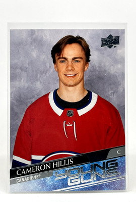 2020 Upper Deck Extended Series Cameron Hillis #705 Young Guns Rookie ...
