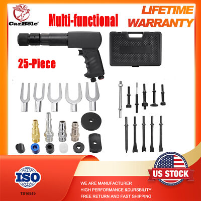 Air Hammer with 25-Piece Tool plus Set,Multi-functional Pneumatic Air ...