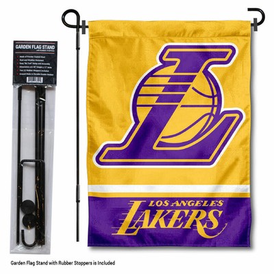 Los Angeles Lakers Garden Flag and Yard Stand Included | eBay