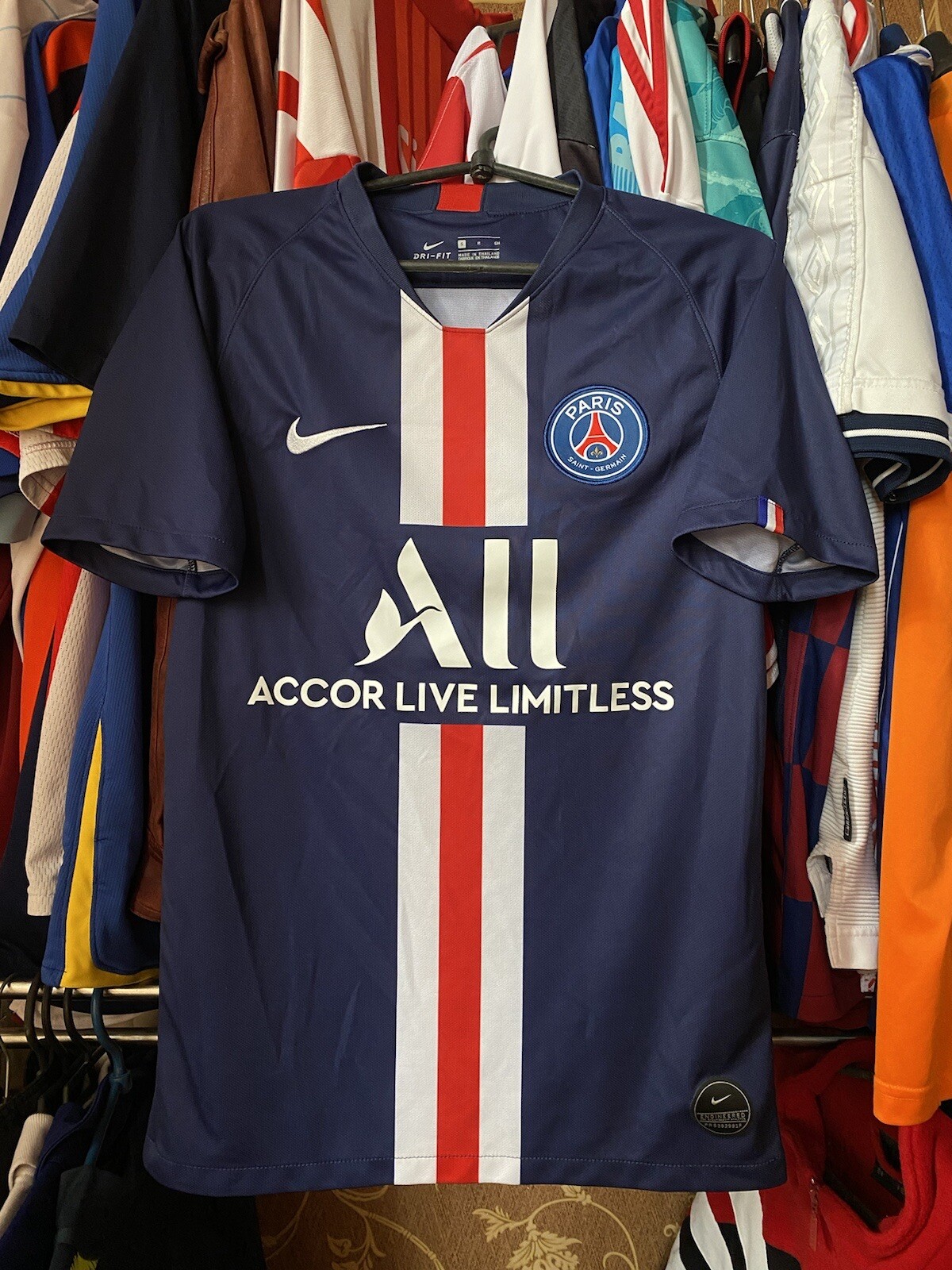 Paris Saint-Germain 2019 2020 Home shirt PSG Nike maillot top size S | eBay
