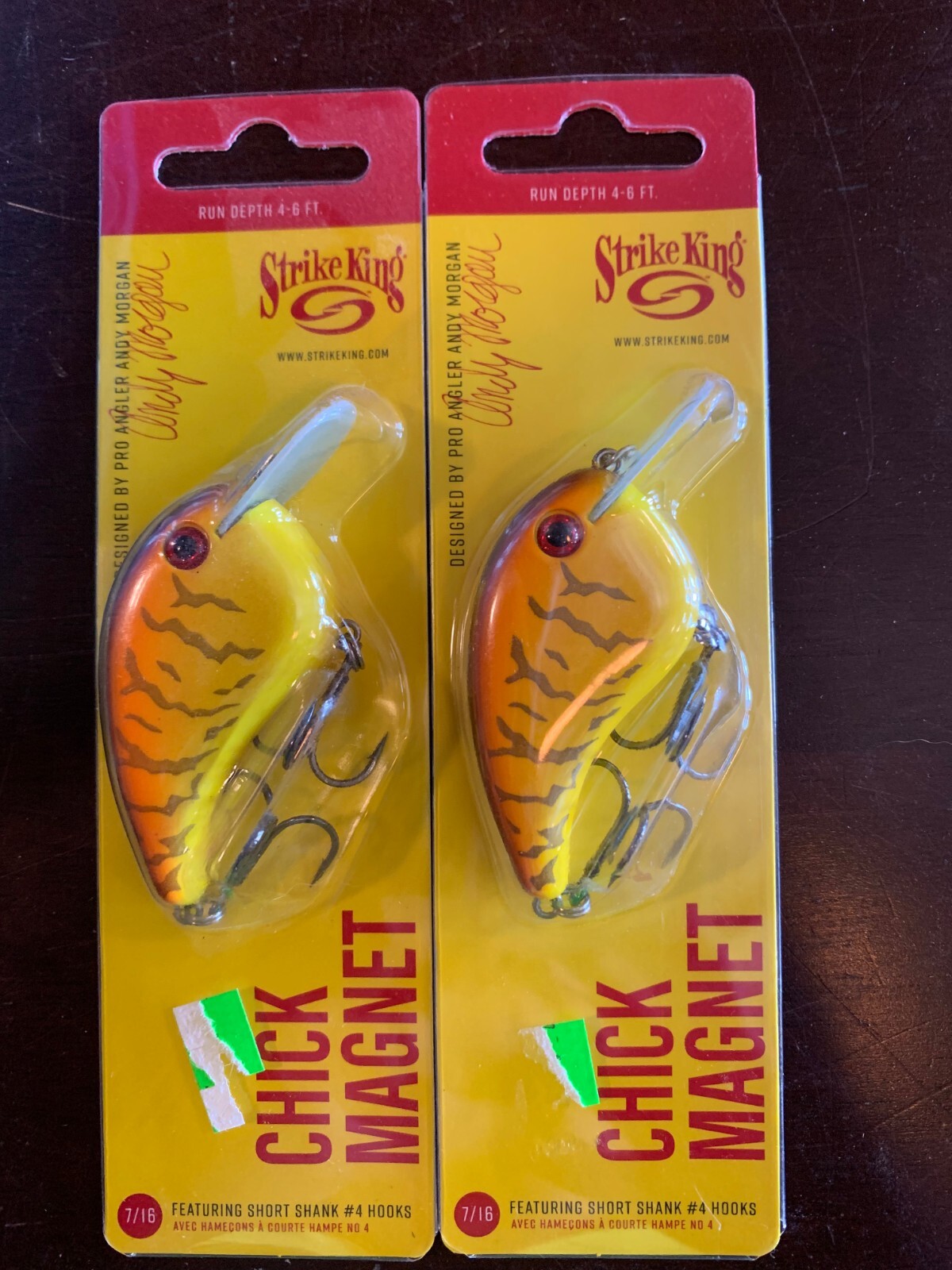 CRANKBAIT Spring Craw 7/16oz w/ #4 hook/run depth 4-6' Chick Magnet ...