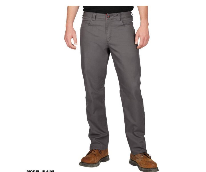 Milwaukee 701G-4034 Men's Cotton/Polyester/Spandex Flex Work Pants With ...