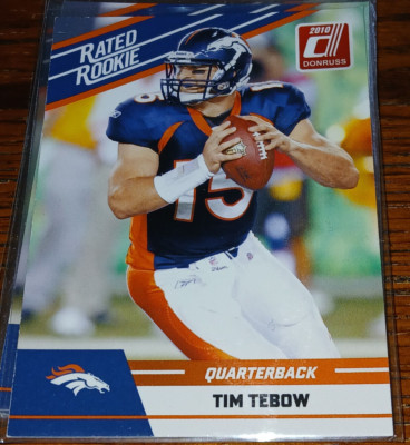 2010 Donruss - TIM TEBOW - Rated Rookie Card #96 RC - NFL FLORIDA ...