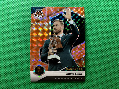 2021 Panini Mosaic Chris Long 271 Man of the Year Orange Prizm | eBay