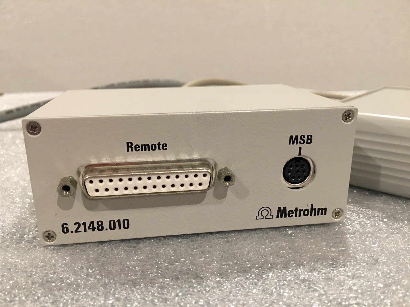 Metrohm Remote Box MSB 6.2148.00 849 Level Control With Probe | eBay