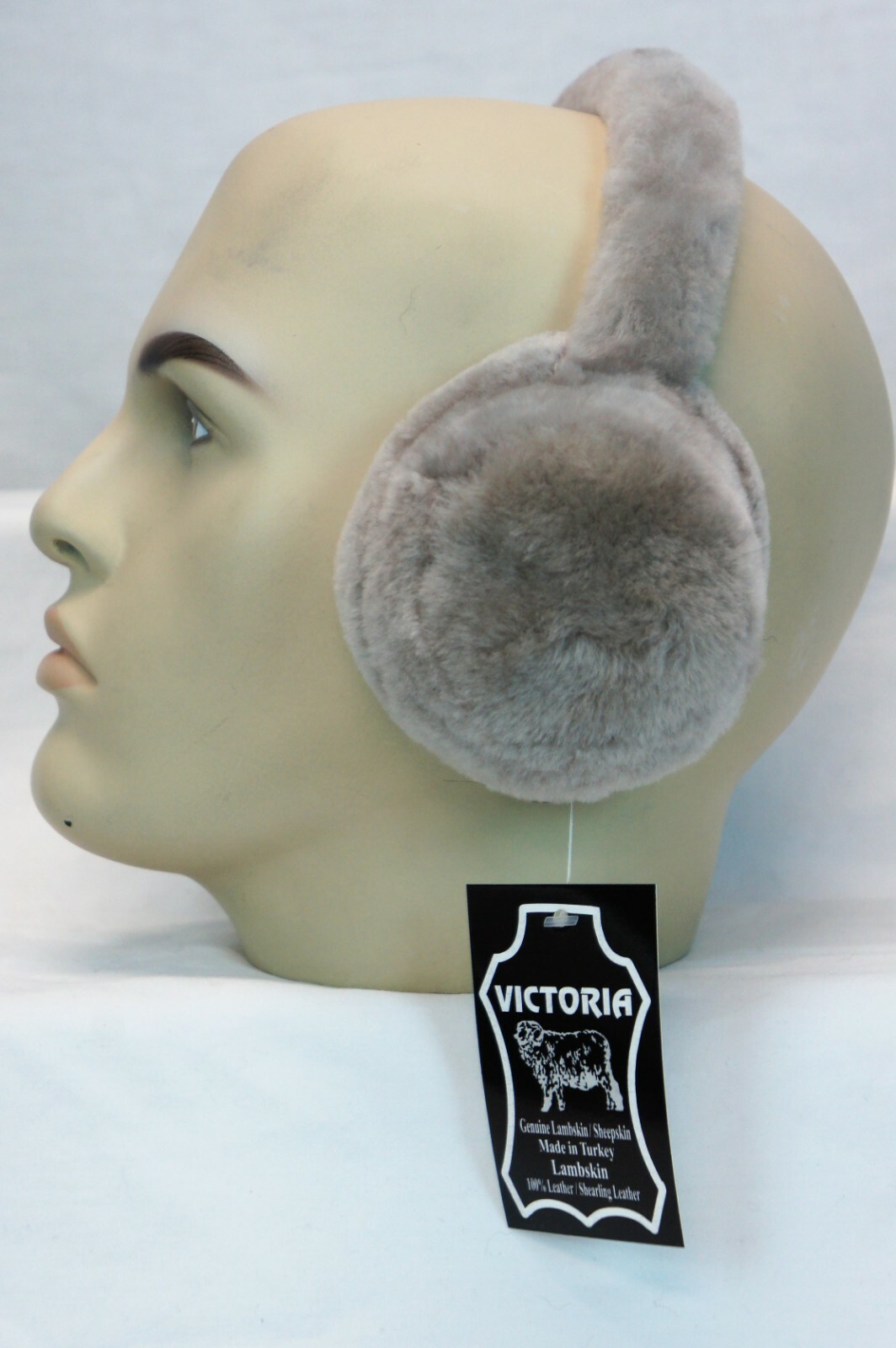 4 COLORS REAL SHEEPSKIN SHEARLING Fur Ear Muffs Warmers Earmuffs ...