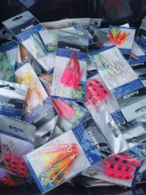 5 ASSORTED SEA FISHING LURE HOKKAI MUPPET RIGS Hokki - BOAT - COD BASS ...