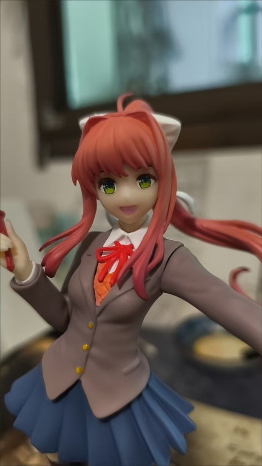 Doki Doki Literature Club! Monika 18cm Figure Model Anime Collection ...