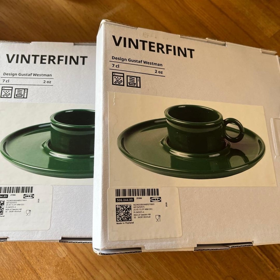 IKEA VINTERFINT cup and saucer | eBay