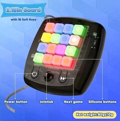 Electronic Cube Game Memory Travel Handheld Pop It Brain Teaser Fidget Toy... | eBay
