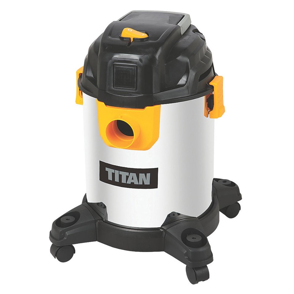 Titan Wet & Dry Vacuum Cleaner Blower Lightweight Powerful Cylinder ...