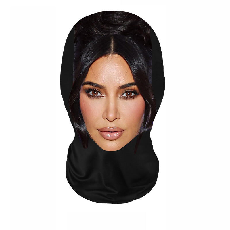 Cosplay Headwear Hiphop Fashion Balaclava 3D Printed Mask Elastic Mesh ...