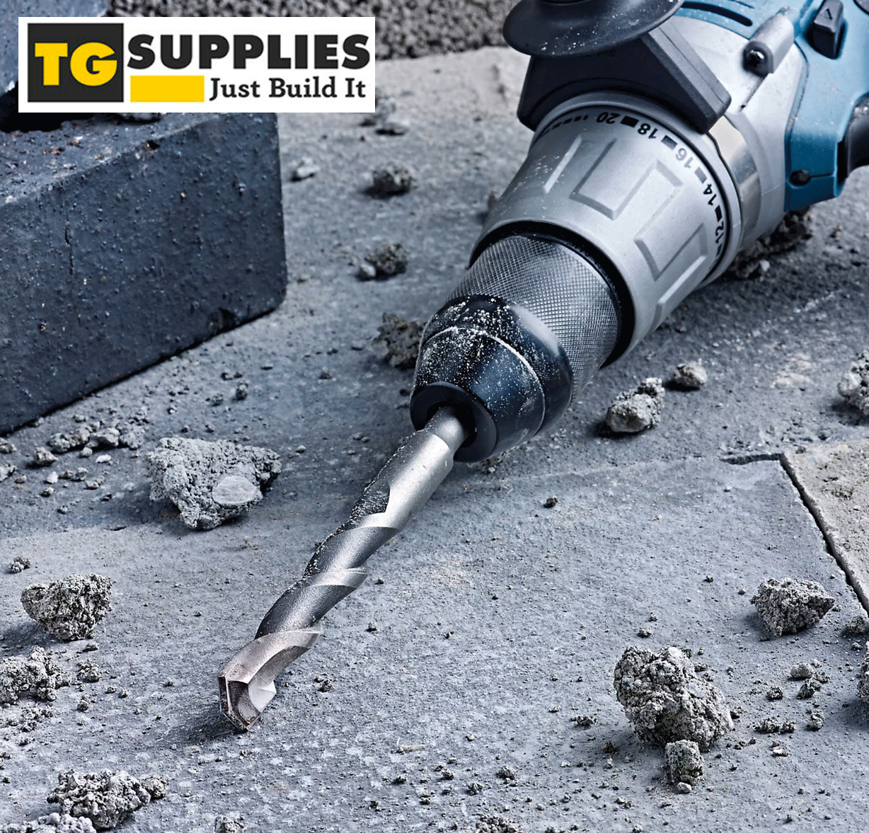 Heavy Duty Masonary Drill Bits Pro 5mm, 6mm, 7mm, 8mm, 10mm & 12mm ALL ...