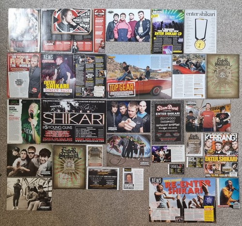 ENTER SHIKARI (BAND) - POSTERS/ADVERTS/REVIEWS/ARTICLES/TOURS | eBay
