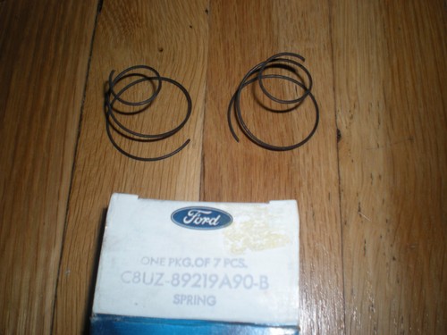 NOS 1968 - 1979 FORD E100 E250 E350 DOOR LATCH STRIKER SHIELD SPRINGS ...