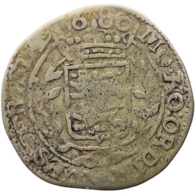 1680 1 Roosschelling Netherlands Coin West Friesland 6 Stuivers (MO2770 ...