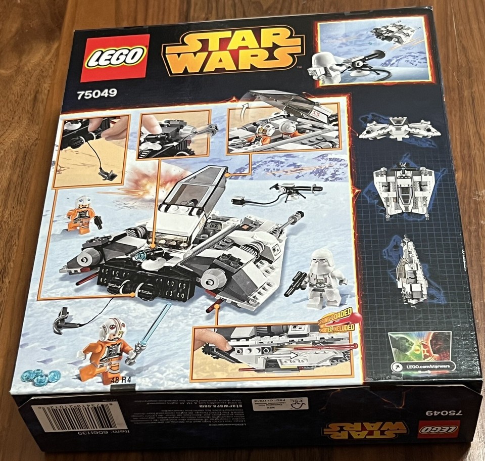 New Sealed LEGO Star Wars 75049: Snowspeeder - The Empire Strikes Back ...