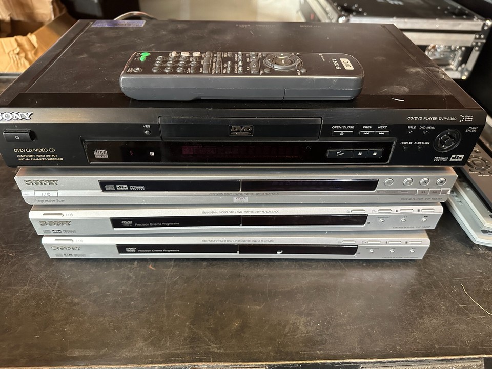 Lot of 4 SONY DVD players! ALL TESTED AND WORKING! | eBay