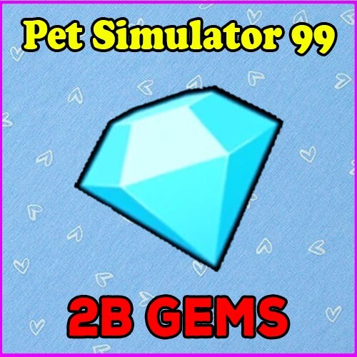 Pet Simulator 99 (Pet Sim 99 PS99) | 2 Billion Gems - 2 Billion ...