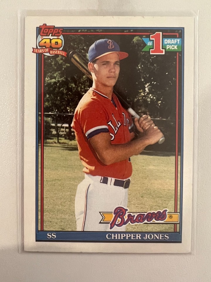 1991 Topps - Collector's Edition (Tiffany) #333 Chipper Jones Rookie ...