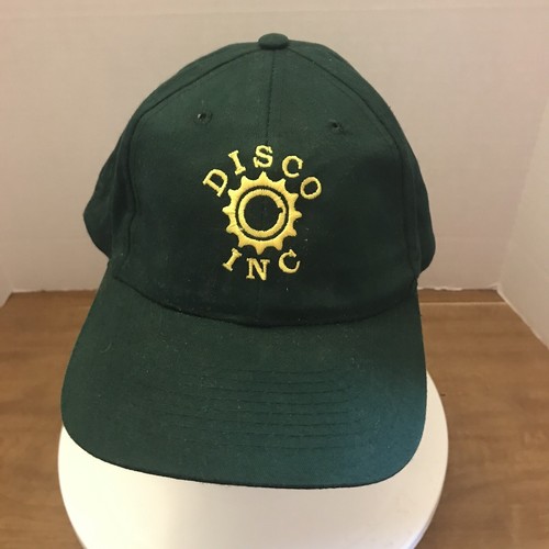 Disco Inc Green Hat Cap Strapback Gear Logo | eBay