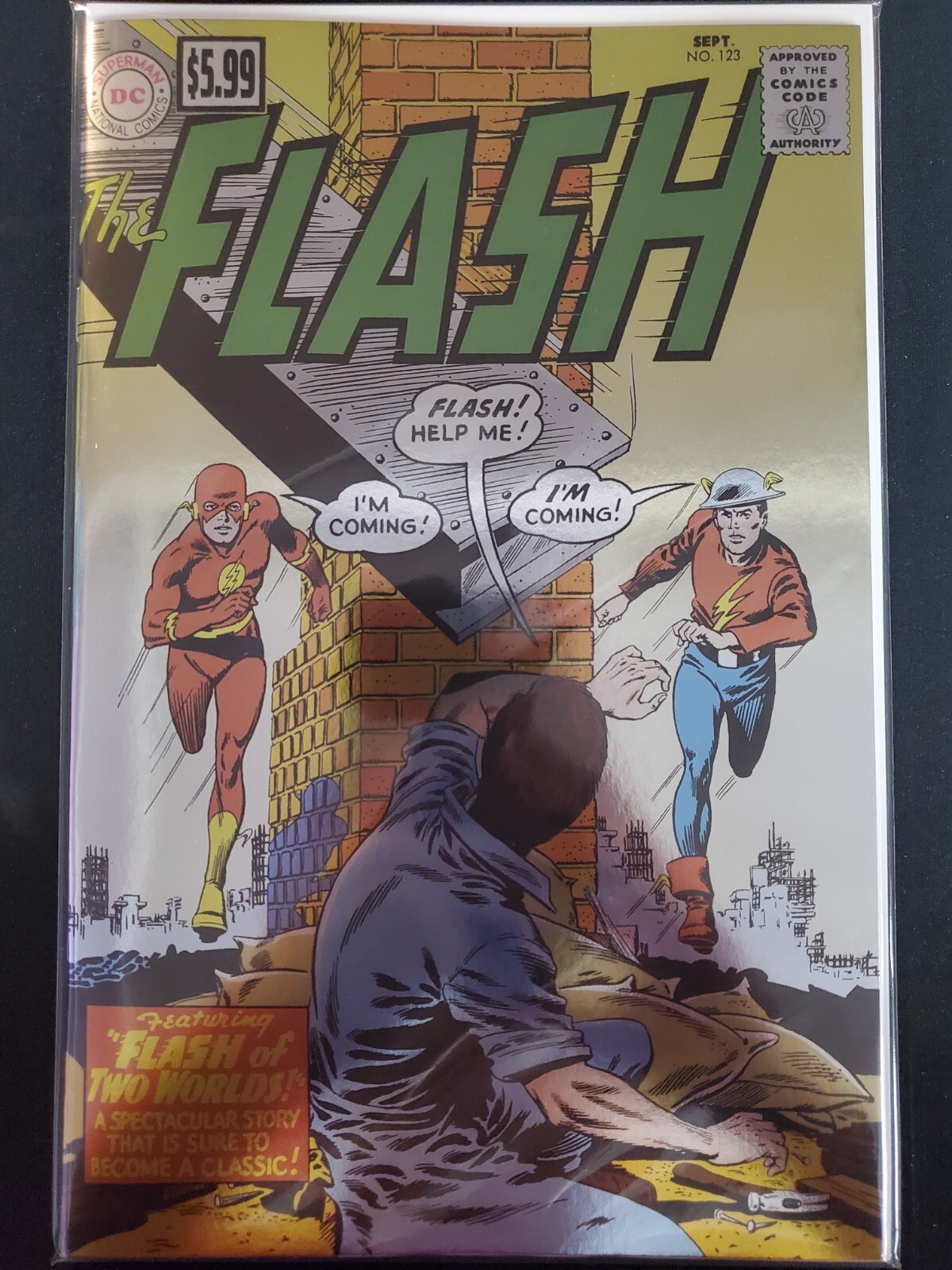 The Flash #123 Facsimile Edition Foil Cover DC 2024 VF/NM Comics | eBay