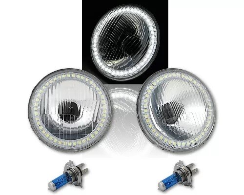 Octane Lighting 5 3/4 Inch White Stock SMD LED Halo Halogen Pair | eBay