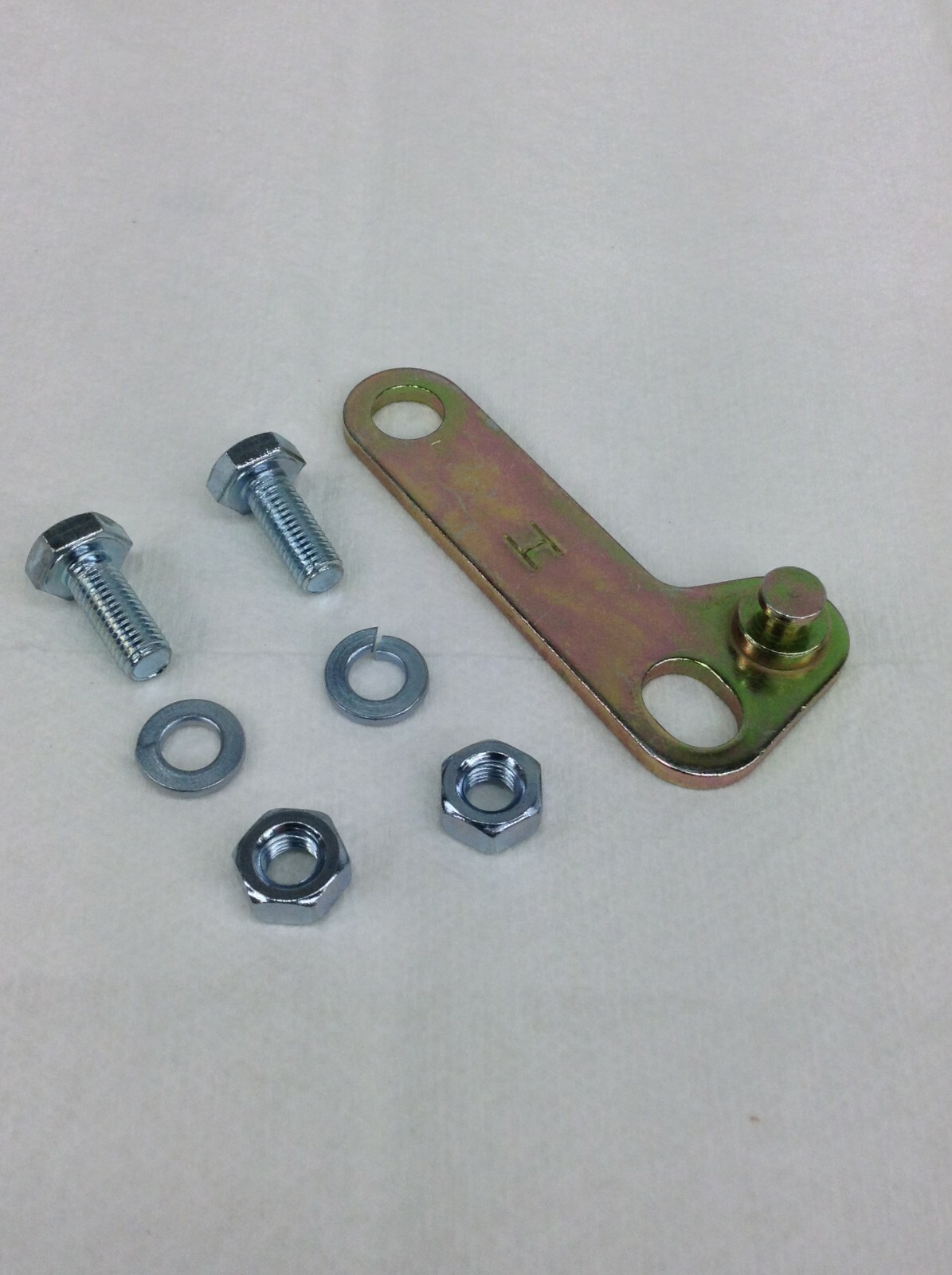 Holley Transmission Kickdown Cable Bracket 20-121; Gold Zinc Steel for ...