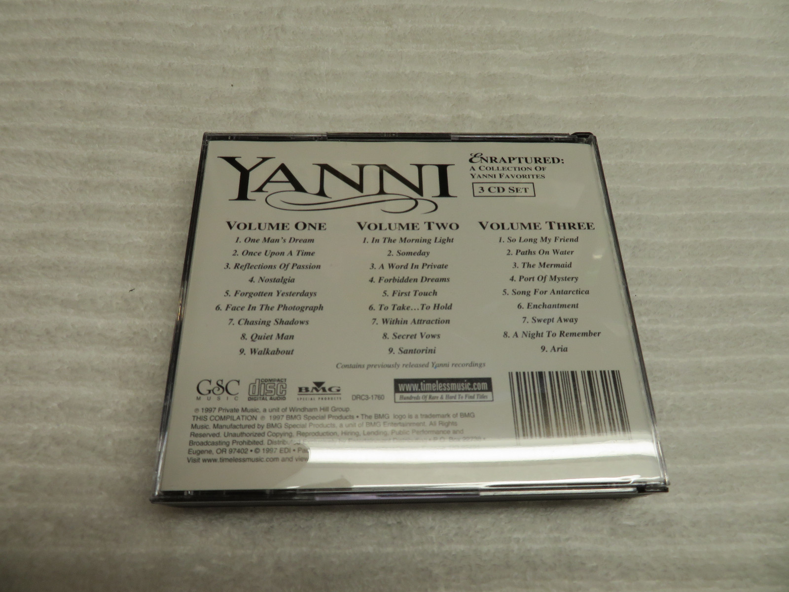YANNI - ENRAPTURED - COLLECTION OF YANNI FAVORITES 3 CD SET | eBay