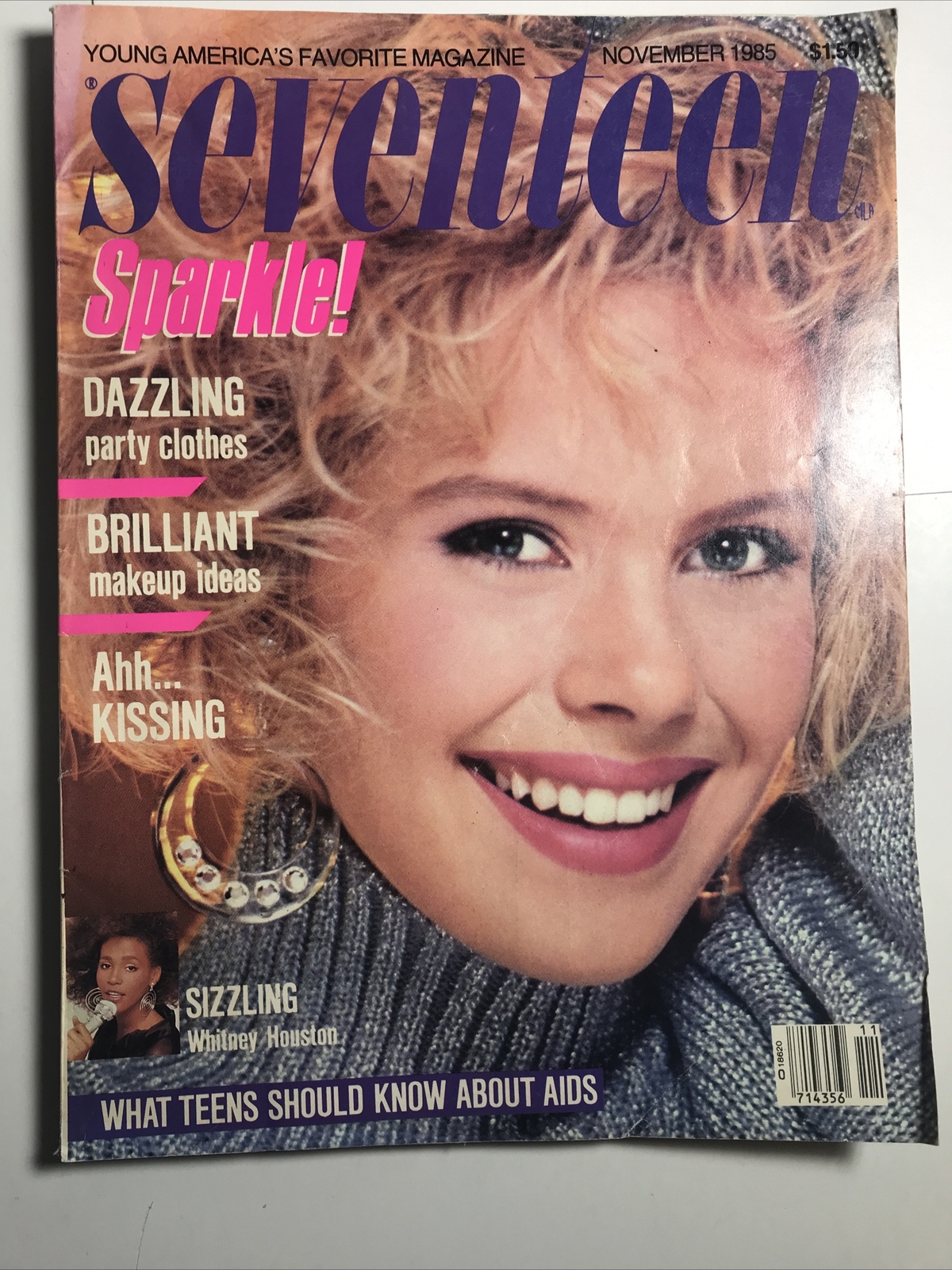 Whitney Houston Seventeen Magazine Cover