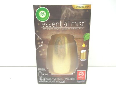Air Wick Essential Mist Limited Edition Gold Diffuser 3AA Battery UNIT ...