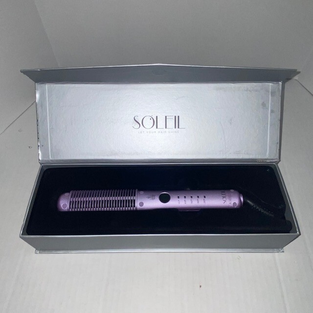 SOLEIL Styling Comb Ionic Flexible Guard 450° Lavender L40HBS-B52 New ...