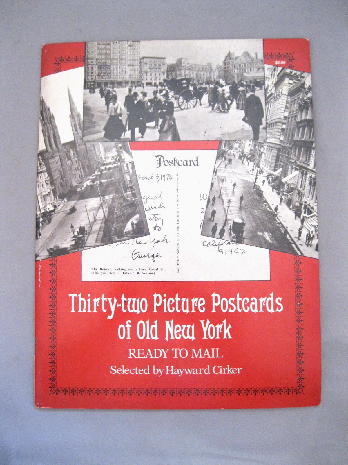 VINTAGE OLD NEW YORK POSTCARDS~32 POSTCARD BOOKLET~1976~H CIRKER~PHOTO ...